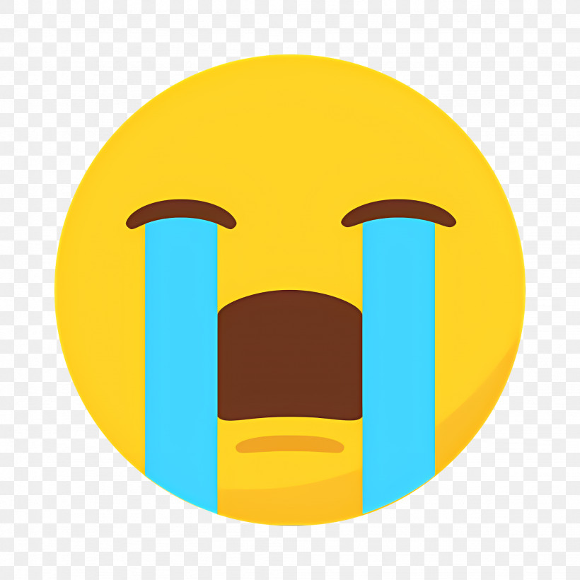 Crying Emoji - Tearful Emoji With Big Tears, PNG, 2048x2048px, Crying ...