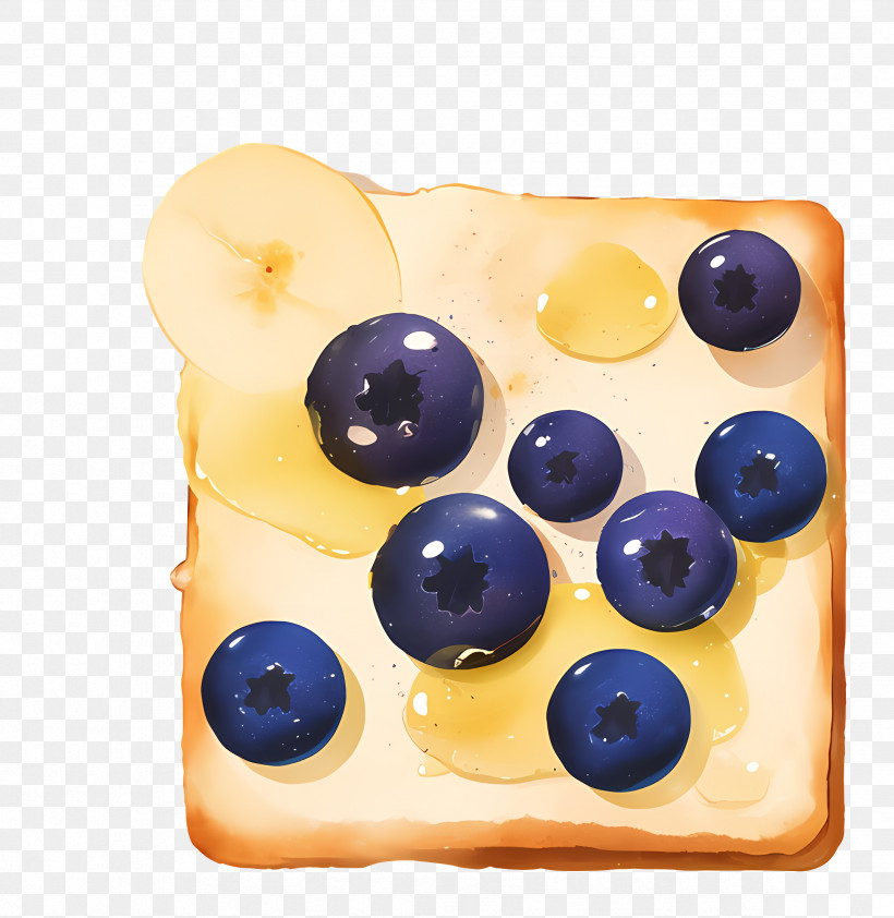Bread With Fruit - Delicious Blueberry Toast, PNG, 2364x2428px, Bread ...