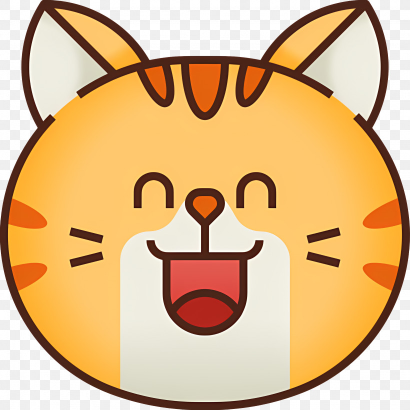 Cat Emoji - Happy Cat Emoji With Joyful Expression, PNG, 2048x2048px ...