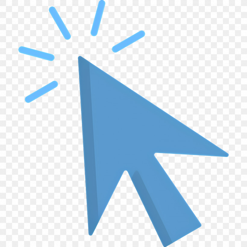Mouse Arrow - Blue Animated Cursor With Smiley Interaction Effects, PNG, 2048x2048px, Mouse ...