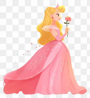 Pink Princess Holding Rose PNG Images, Download free Pink Princess ...