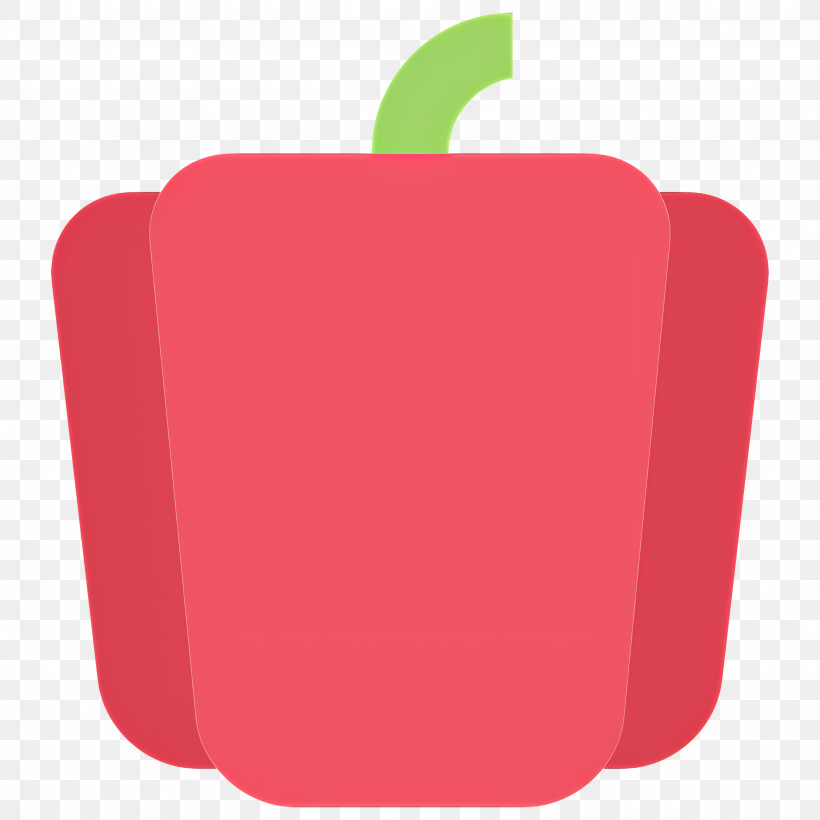Sweet Pepper - Red Bell Pepper In Flat Cartoon Style, PNG, 2048x2048px ...