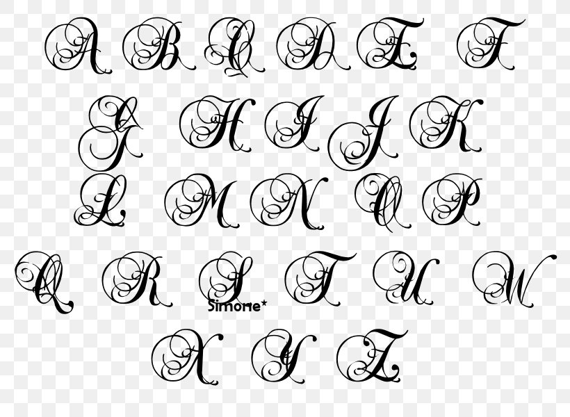 Cursive Letter Calligraphy All Caps Font PNG 800x600px Cursive All 