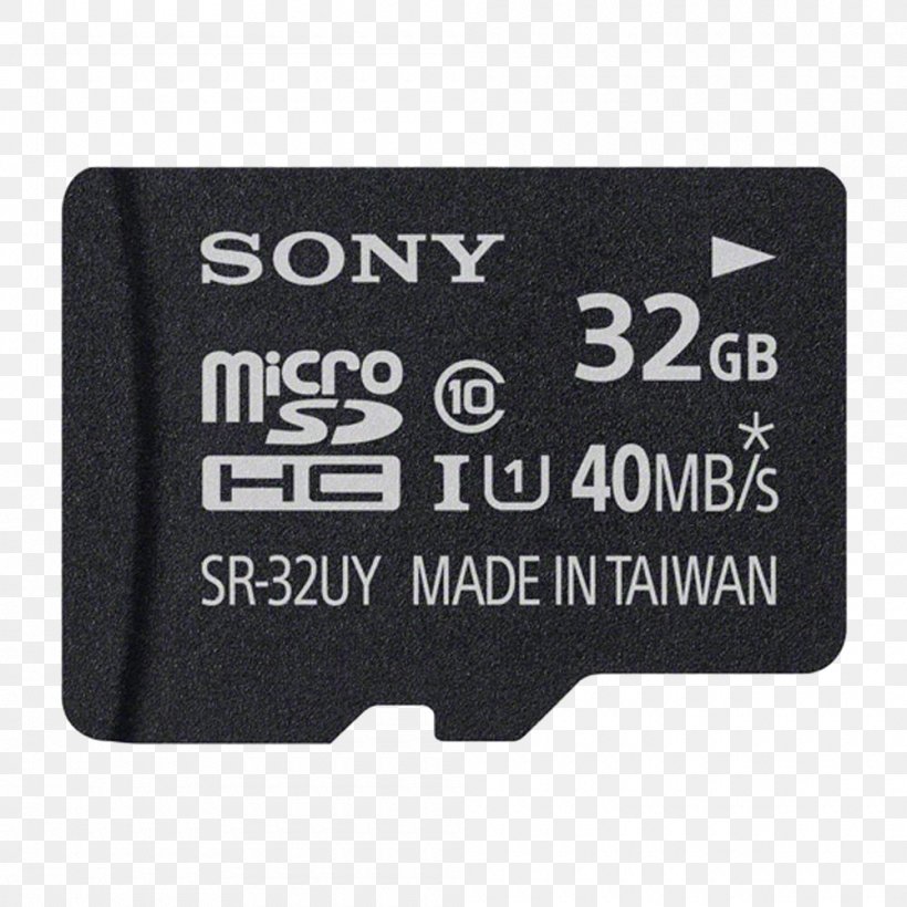 MicroSD Secure Digital SDHC Flash Memory Cards Sony, PNG, 1000x1000px, Microsd, Adapter, Brand ...