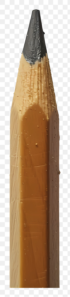 Pencil - Realistic Wooden Pencil Illustration PNG