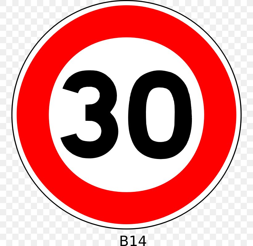 Traffic Sign 30 Km h Zone Speed Limit Clip Art PNG 748x800px 30 Kmh
