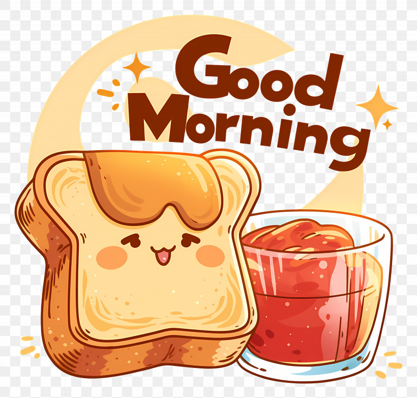 Good Morning - Good Morning With Animated Toast And Jam, PNG, 3612x3448px, Good Morning ...