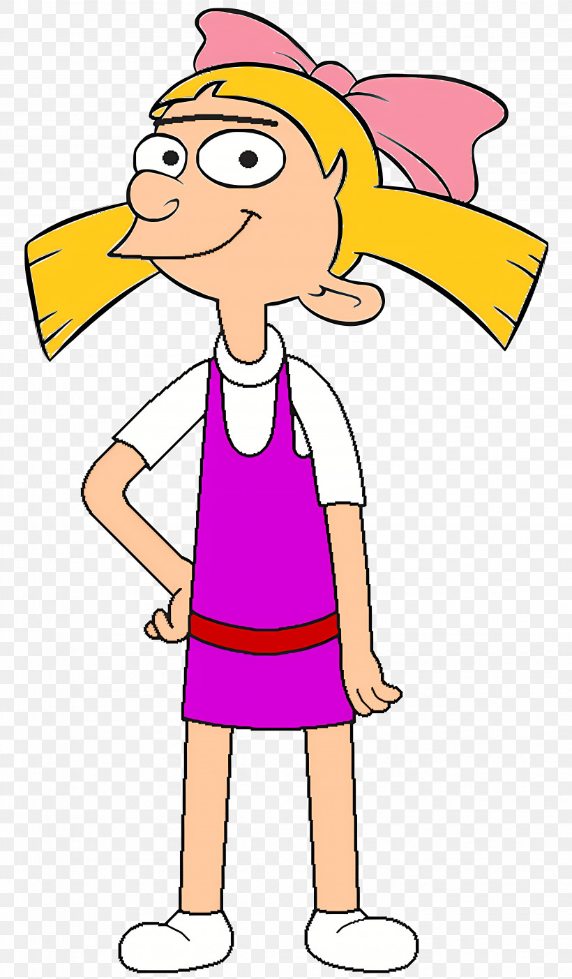 Hey Arnold - Cartoon Girl With Blonde Hair And Pink Outfit, PNG, 3708x6348px, Hey Arnold ...