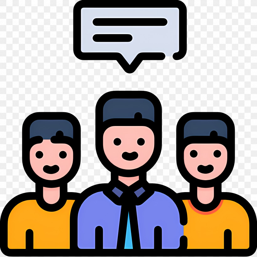Leadership - Group Discussion Icon With Speech Bubble, PNG, 2048x2048px ...