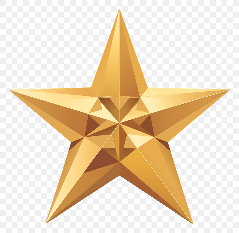 Golden Star - Golden Five-pointed Star Illustration, PNG, 3392x3304px, Golden Star, Achievement ...