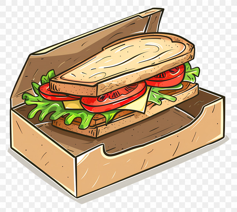 Sandwich In A Brown Paper Box - Delicious Sandwich In A Brown Paper Box ...