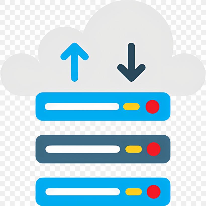 Cloud Computing Data Storage Cloud With Server Icon Png 2048x2048px Cloud Computing