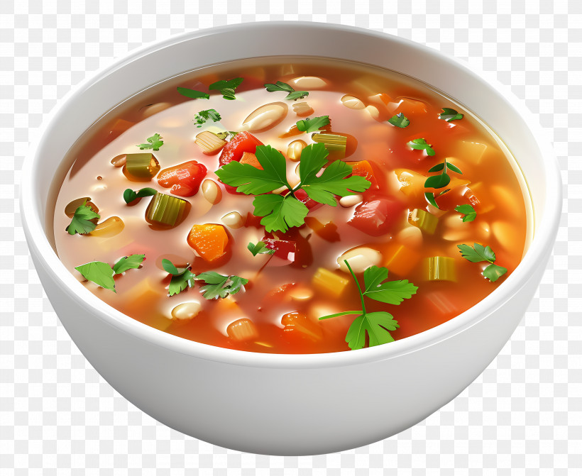 Minestrone Soup - Bowl Of Healthy Vegetable Soup, PNG, 3788x3100px ...
