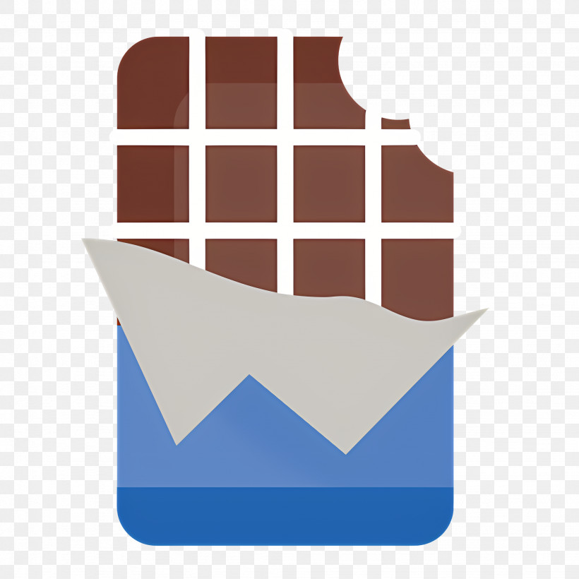 Chocolate Bar - Bitten Chocolate Bar With Blue Wrapper, PNG ...