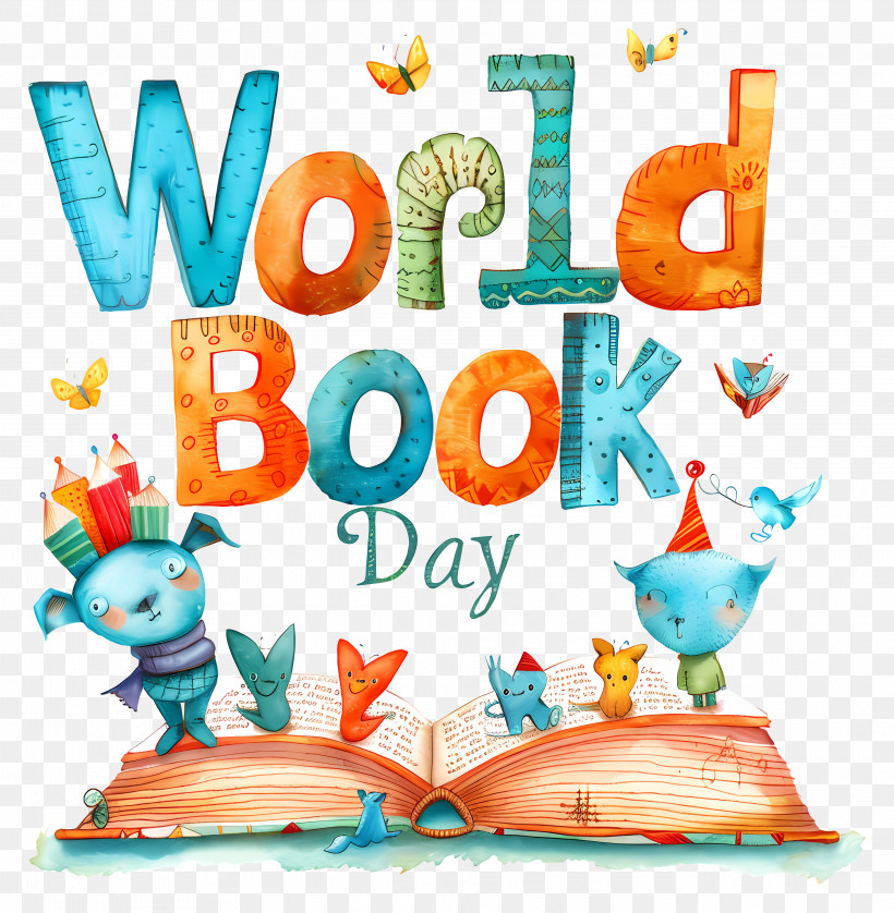 World Book Day - World Book Day Celebration Drawing, PNG, 3848x3936px ...