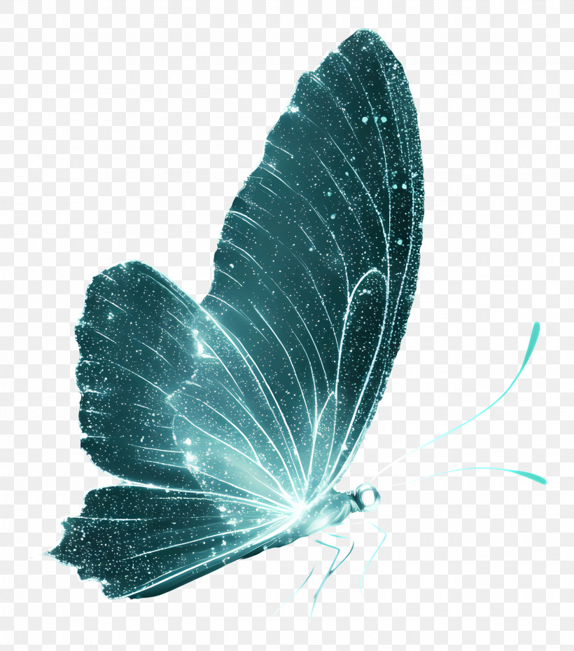 Sparking Butterfly - Glowing Sparkling Butterfly, PNG, 2584x2928px ...