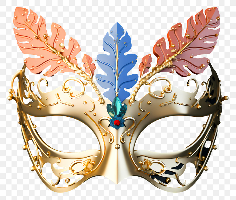 Realistic Style Masquerade Mask - Decorative Masquerade Mask, PNG ...