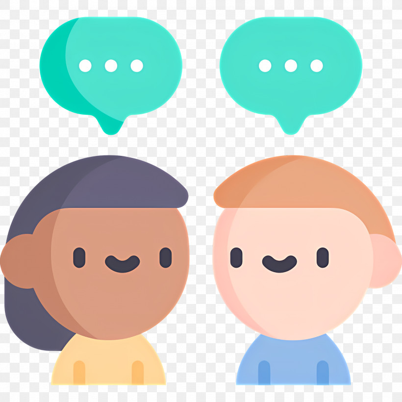 Talking Bubbles - Two People Chatting Illustration, PNG, 2048x2048px ...