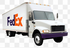 Fedex - FedEx Delivery Truck PNG