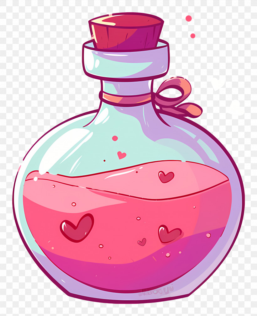 Love Potion - Magical Love Potion Illustration, PNG, 2620x3220px, Love ...