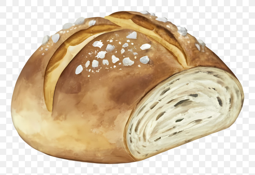 Cartoon - Artisanal Bread Loaf Slice, PNG, 2948x2032px, Cartoon ...