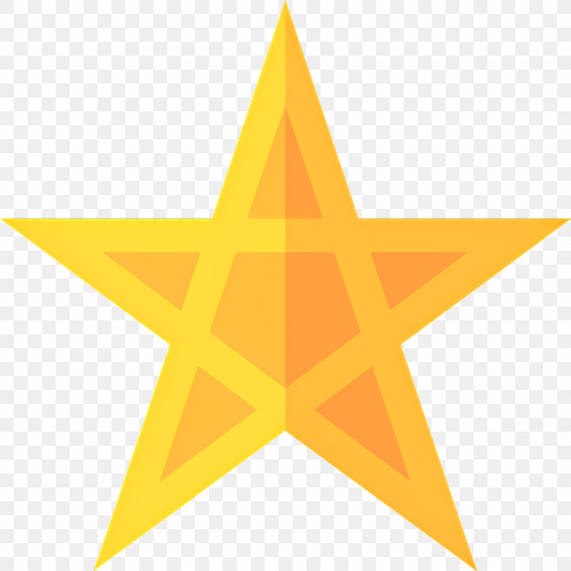 Pentagram Symbol - Yellow Star Icon, PNG, 2048x2048px, Pentagram Symbol, Achievement Symbol ...