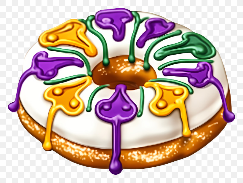 Doughnut - Decorative Donut With Colorful Icing, PNG, 3948x2972px ...