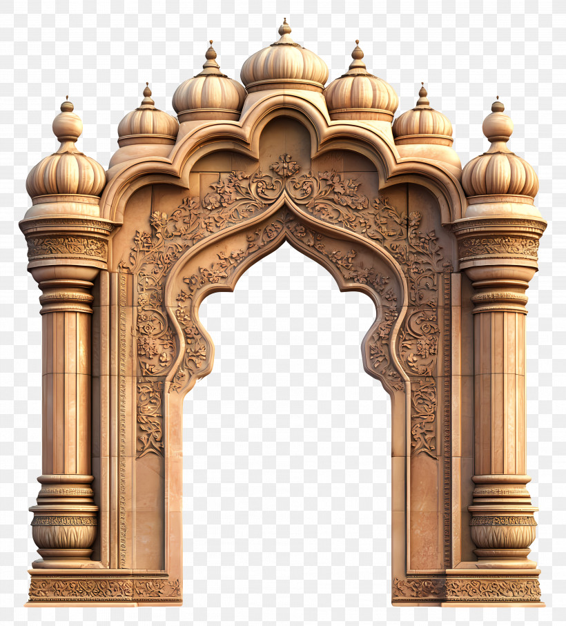 Jharokha Decor - Stone Archway Architecture, PNG, 3828x4236px, Jharokha Decor, Columns, Design ...
