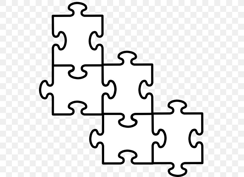Large Jigsaw Puzzle Piece Template PDF Template
