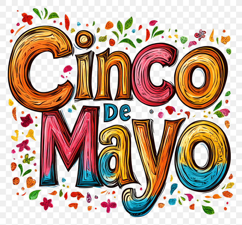 Font Cinco De Mayo - Cinco De Mayo Text, PNG, 3864x3596px, Font Cinco ...