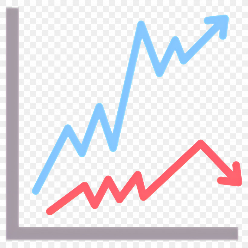 Stock Market - Graph Chart With Growth And Decline Arrows, PNG ...