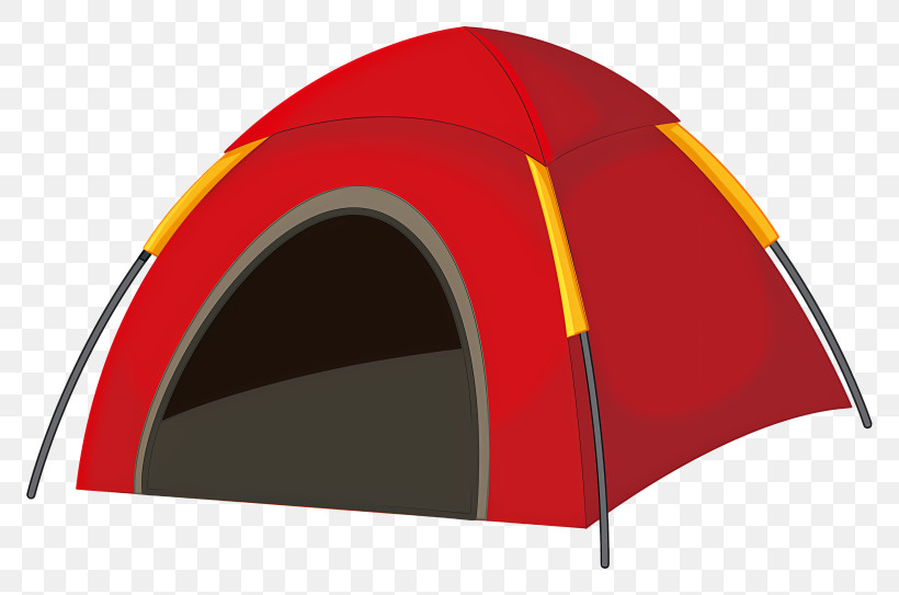 Red Tent - Red Camping Tent For Adventurous Trips, PNG, 4092x2712px ...
