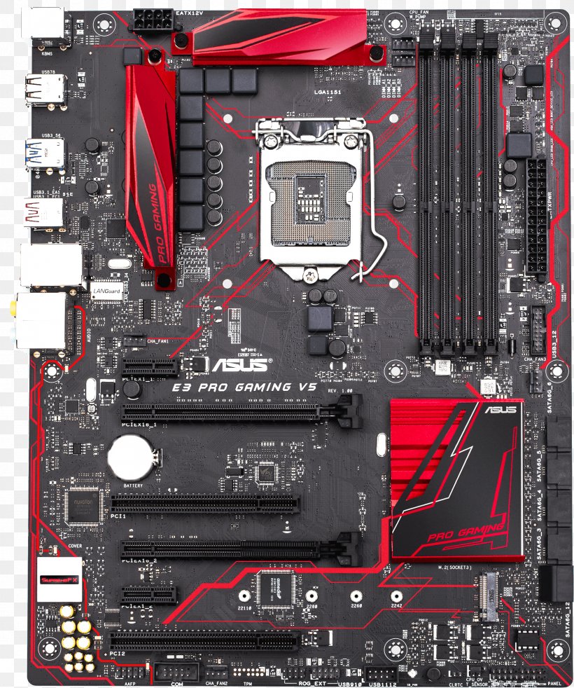 LGA 1151 Motherboard DDR4 SDRAM Xeon ATX, PNG, 1837x2200px, Lga 1151 ...