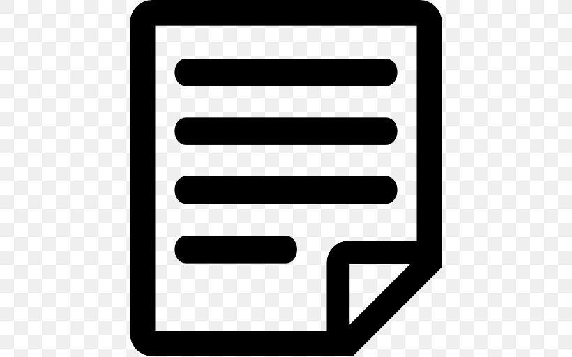 Text File Plain Text PNG 512x512px Text File Black And White 