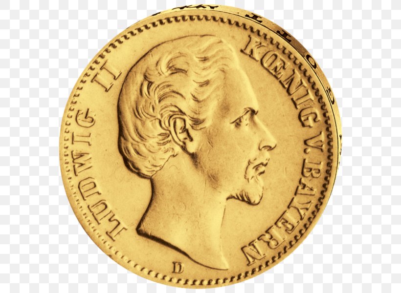 Gold Coin Kingdom Of Bavaria German Empire Gold Coin, PNG, 597x600px ...