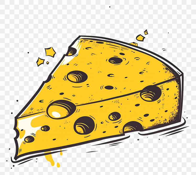 Cheese Slice - Wedge Of Cheese, PNG, 3744x3348px, Cheese Slice, Block ...