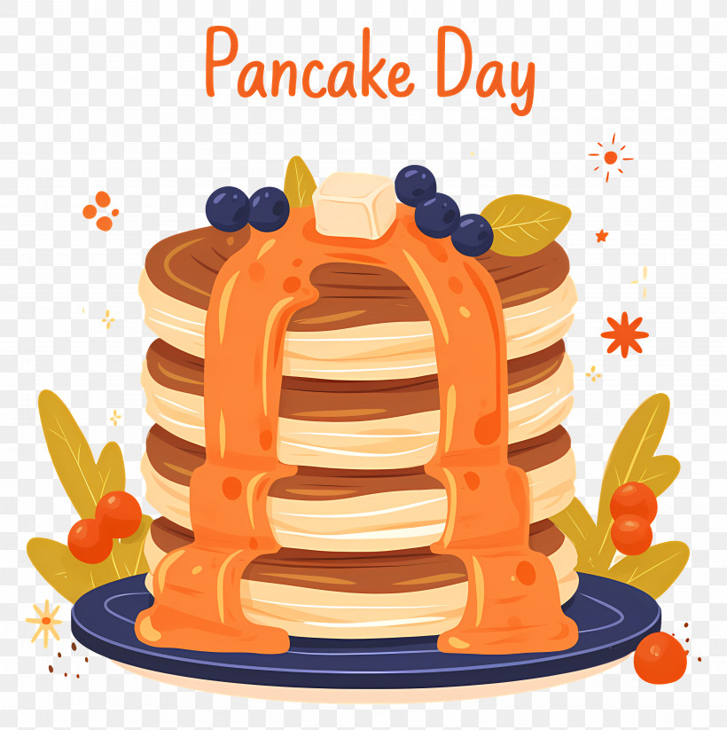 National Pancake Day - Pancake Stack For Pancake Day, PNG, 3520x3536px ...