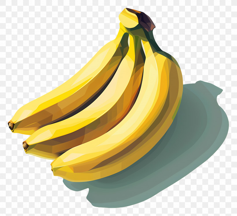 Bananas - Bunch Of Yellow Bananas, PNG, 3700x3376px, Bananas, Banana ...