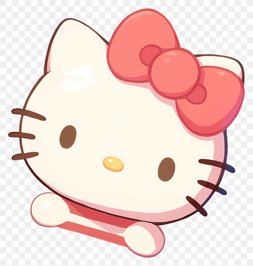 Hello Kitty Face - Hello Kitty Face Design, PNG, 3744x3936px, Hello ...