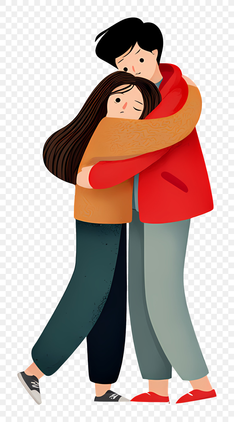 Comforting Hug - Comforting Couple Hugging, PNG, 1656x2988px, Comforting Hug, Affection, Comfort ...