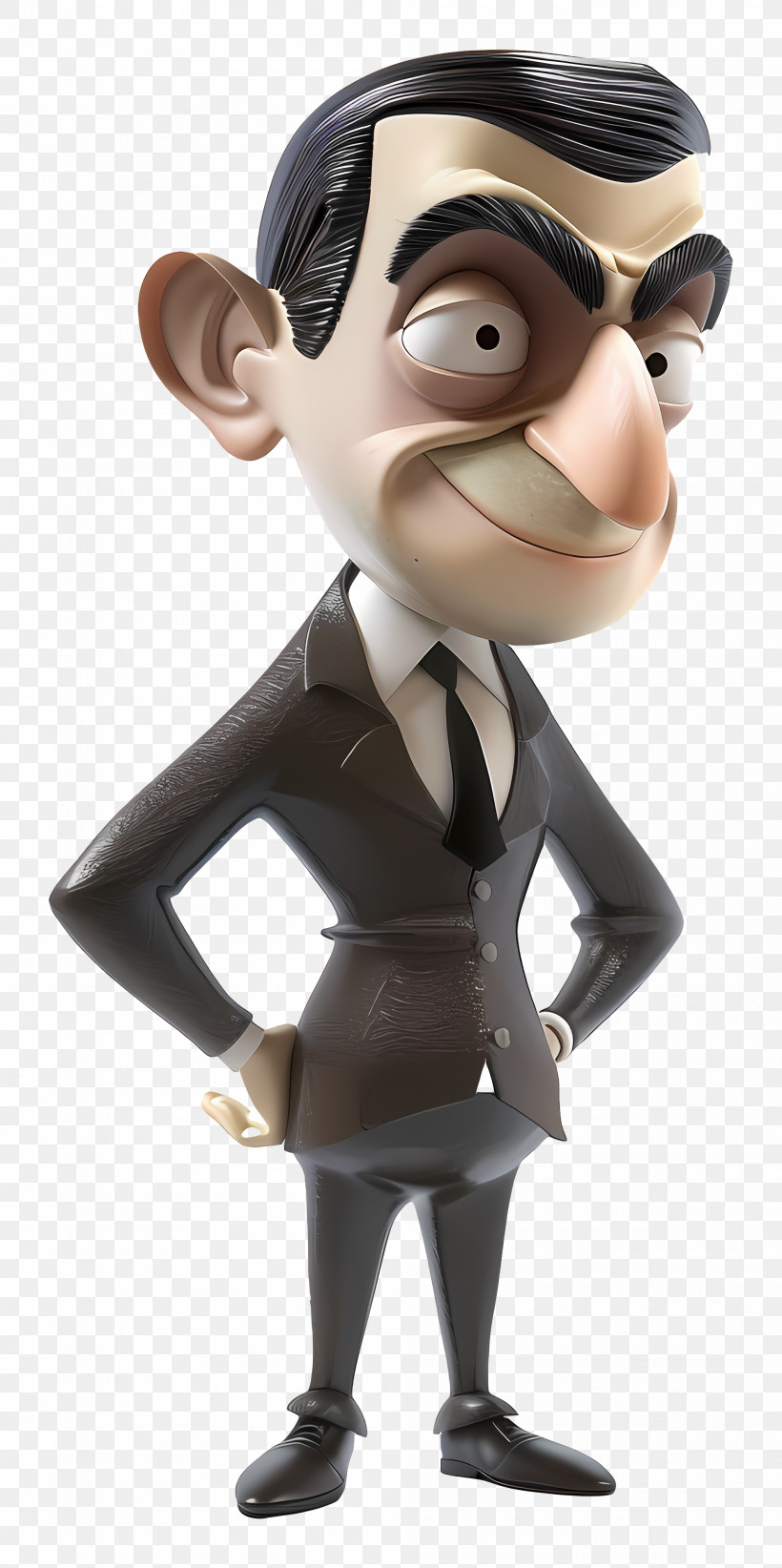 Cartoon Mr Bean - Cartoon Man In Suit And Tie, PNG, 1980x3972px ...