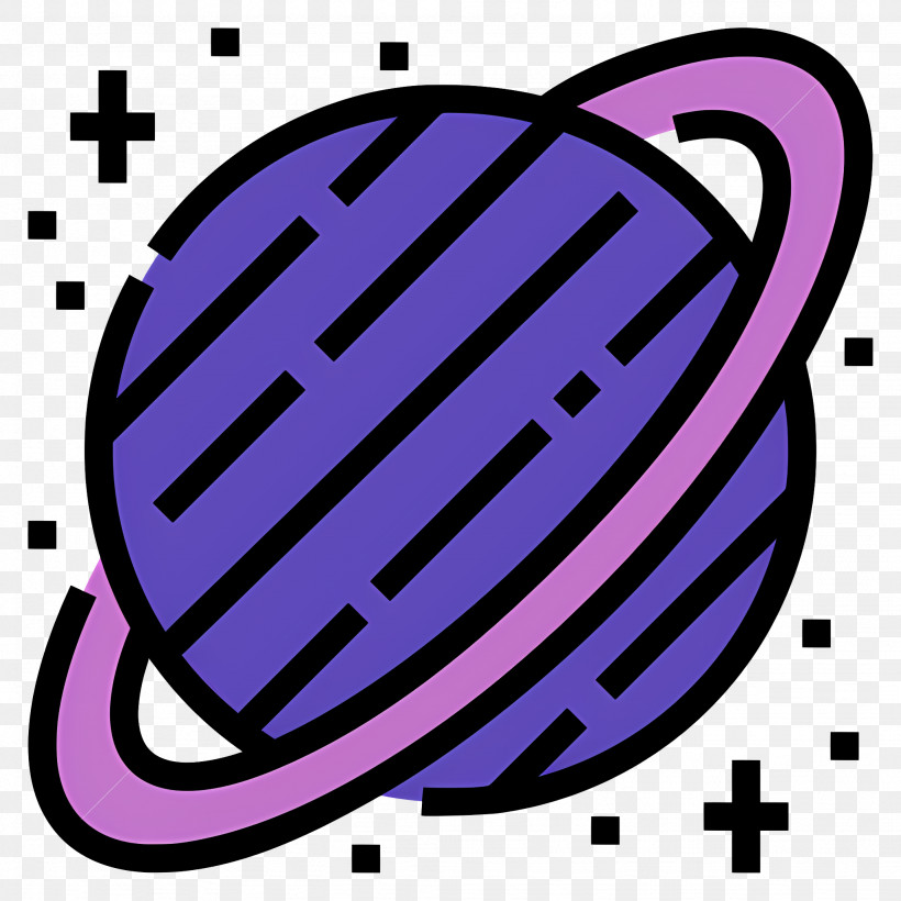 Planets - Purple Planet With Rings And Stars, PNG, 2048x2048px, Planets ...