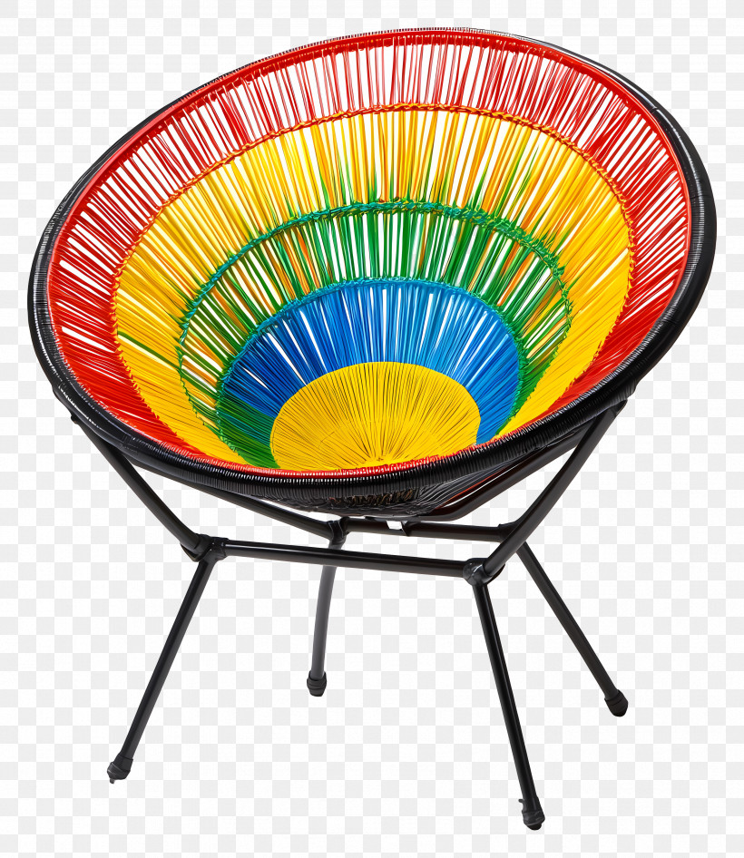 Acapulco Chair - Colorful Woven Chair Design, PNG, 3396x3920px ...