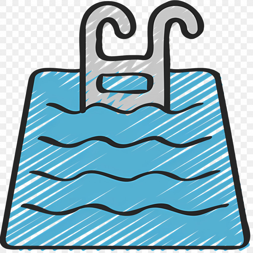 Swimming Pool - Swimming Pool Illustration With Ladder, PNG ...