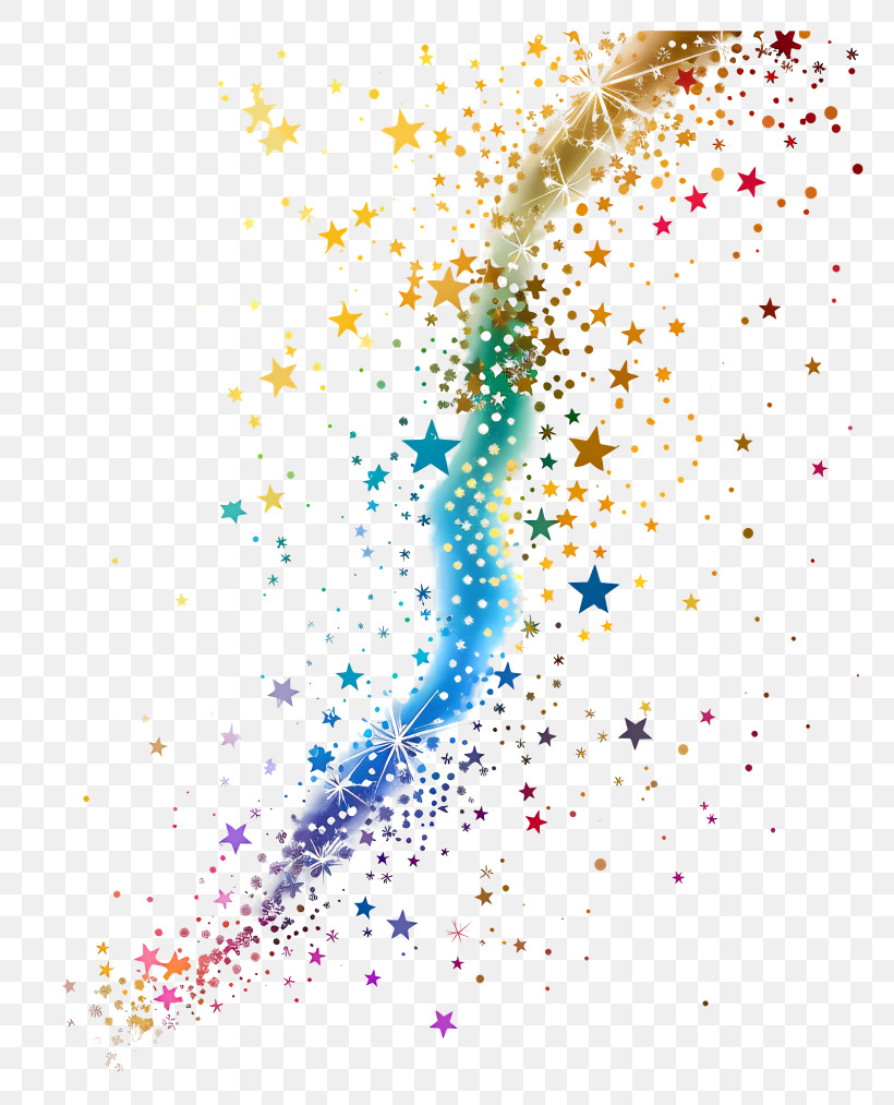 Sparkle - Colorful Sparkling Star Trail Illustration, PNG, 3464x4280px, Sparkle, Bright Sparkles ...