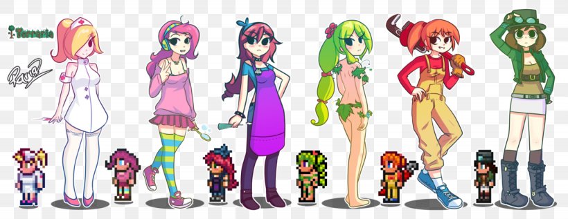 Terraria Video Game Non player Character Boss PNG 1435x556px 