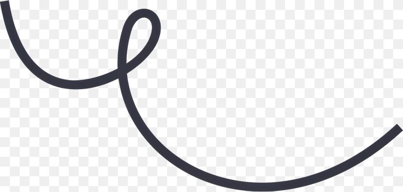 Decoration - Curved Line With Loop, PNG, 1472x704px, Decoration, Art ...