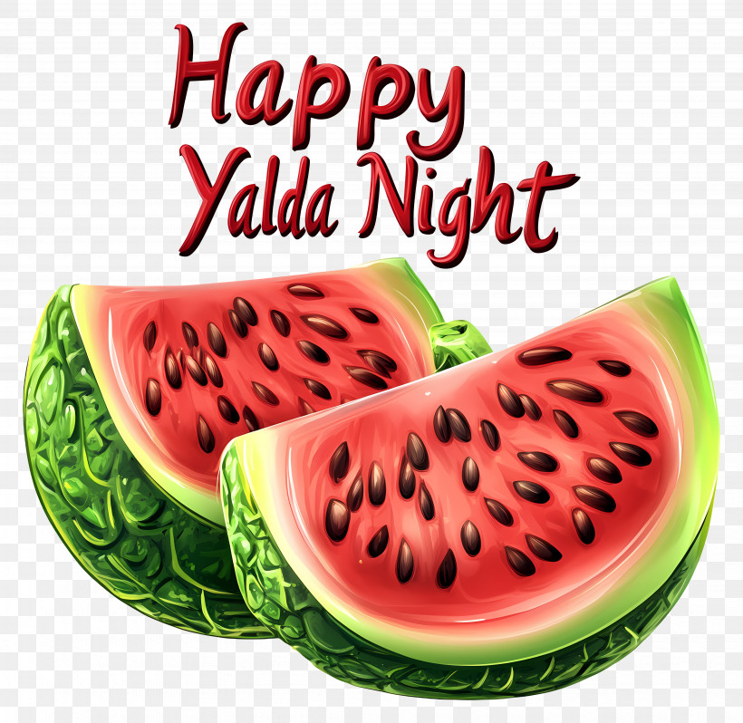 Happy Yalda Night - Watermelon Slices For Yalda Night, PNG, 4084x3976px ...