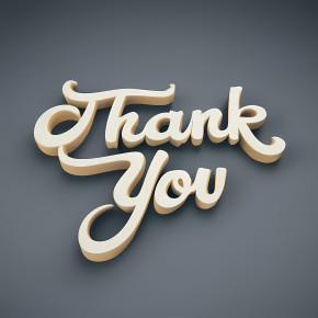 Thank You - Thank You Text Design PNG