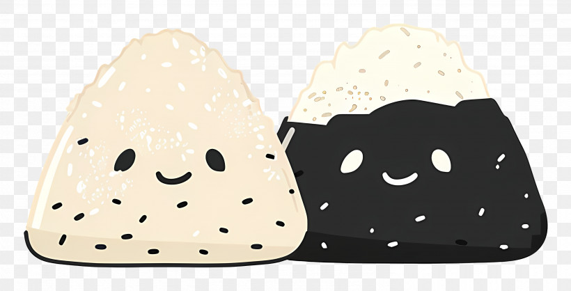 Onigiri - Cute Onigiri With Smiling Faces, PNG, 2976x1520px, Onigiri ...